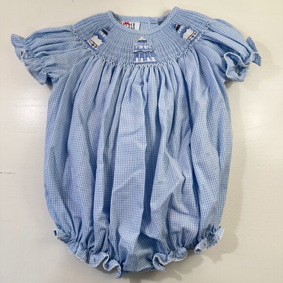 Ruth & Ralph | One Pieces | Ruth Ralph Smocked Pagodas Chinoiserie ...